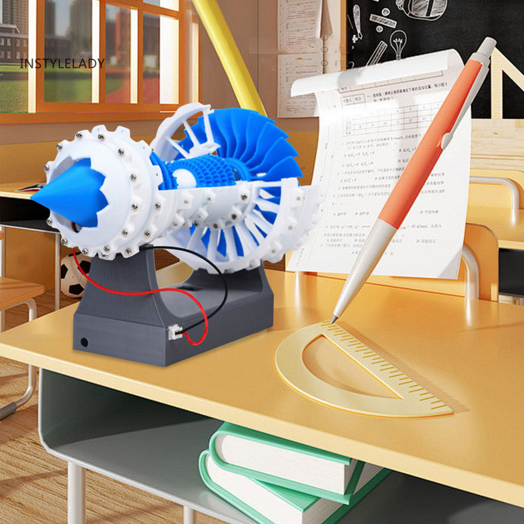 instylelady Realistic Aviation Engine Replica Turbofan Engine Model ...