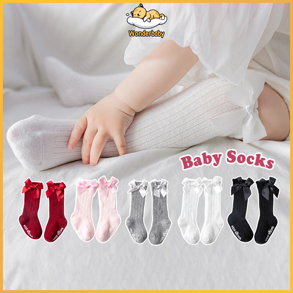 Wonderbaby Baby Socks Girls' Knee SocksNon Slip Fashion Stokin Baby ...