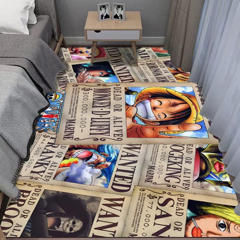 Area Rug Japanese Manga ONE PIECE Luffy Sauron Zoro Washable Bedroom ...