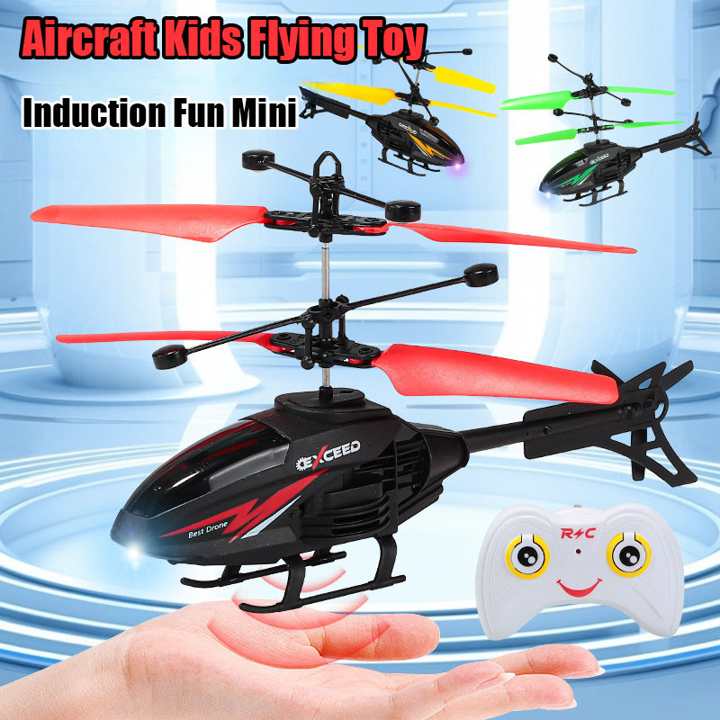 COD Helicopter Control RC Aircraft Kids Flying Toy Induction Fun Mini ...