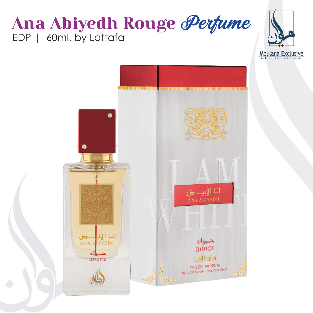 Ana Abiyedh Rouge Perfume EDP | 60ml. by Lattafa | Shopee Malaysia
