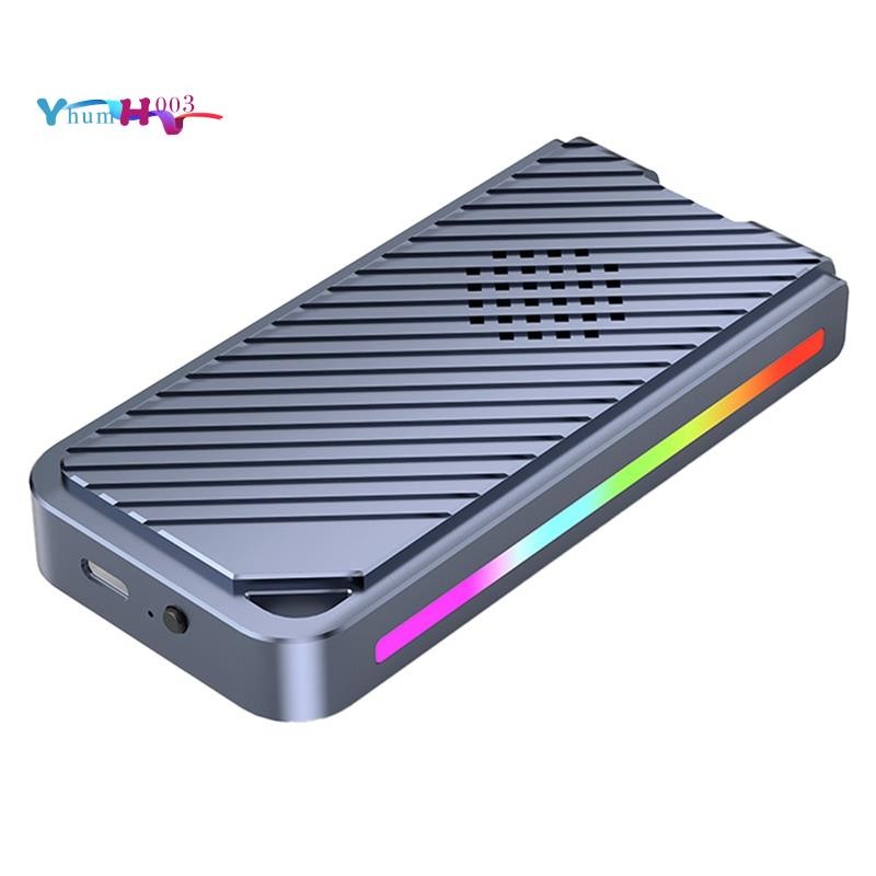 RGB M.2 Mobile Hard Disk Box NVME Protocol SSD External Box 40Gbps ...