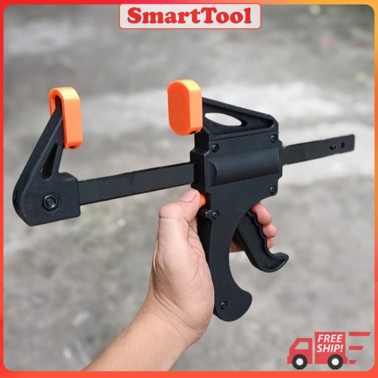 6 Inch Large Quick Wood Clamp - F-shaped Clamp Fast and Sturdy Wood ...