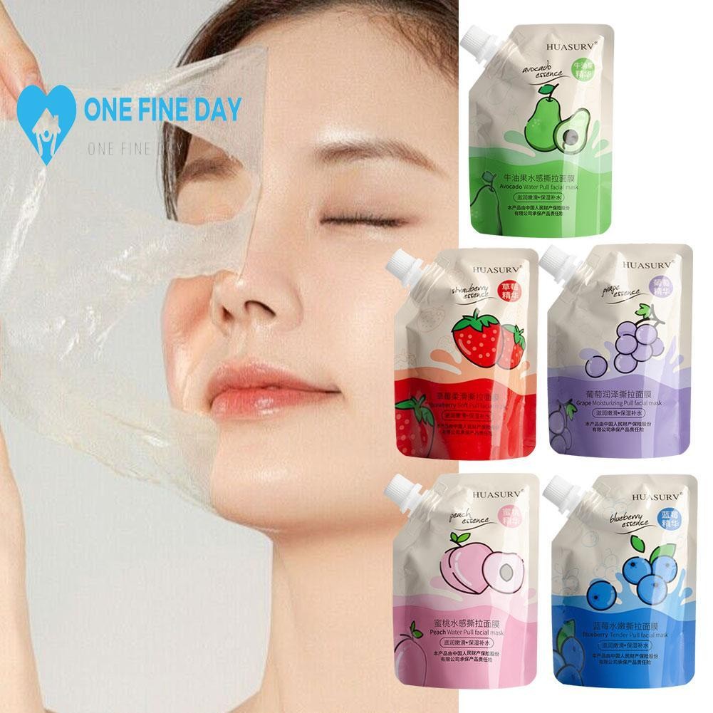 Fruit Peel Off Mask Moisturizing Smear Tear-off Mask Soothing Skin ...
