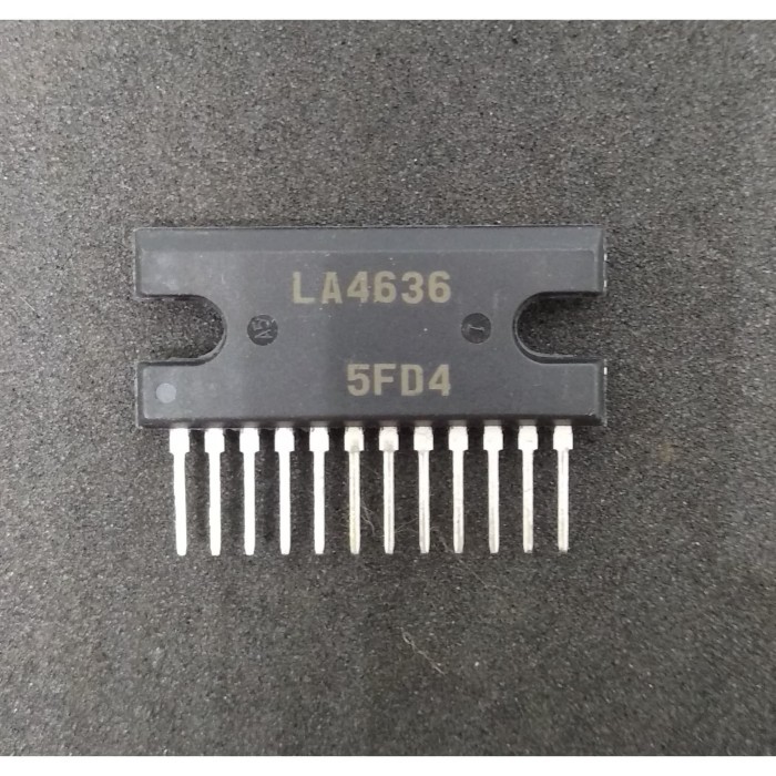 Ic LA4636 LA 4636 10w Typical 2-channel BTL Power Amplifier | Shopee ...