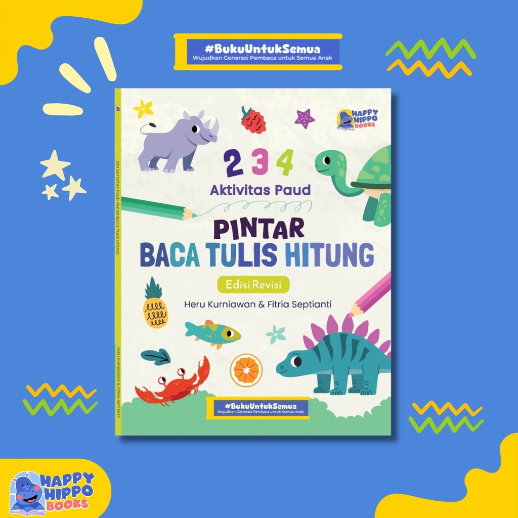 234 Smart Paud Activities Read Write Count-Happy Hippo Books | Shopee ...