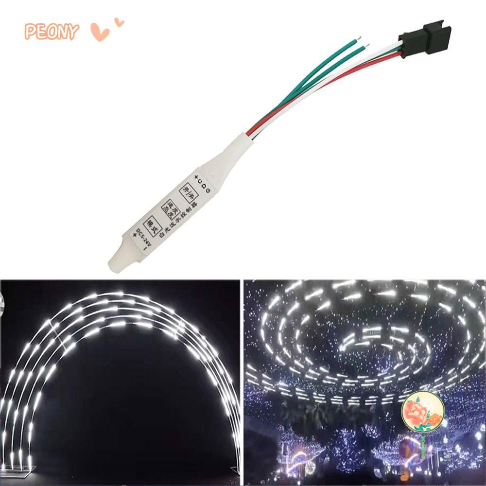 PEONY-HOME LED Strip Light Controller, DC5V-24V 3Keys Reflux Pixel ...