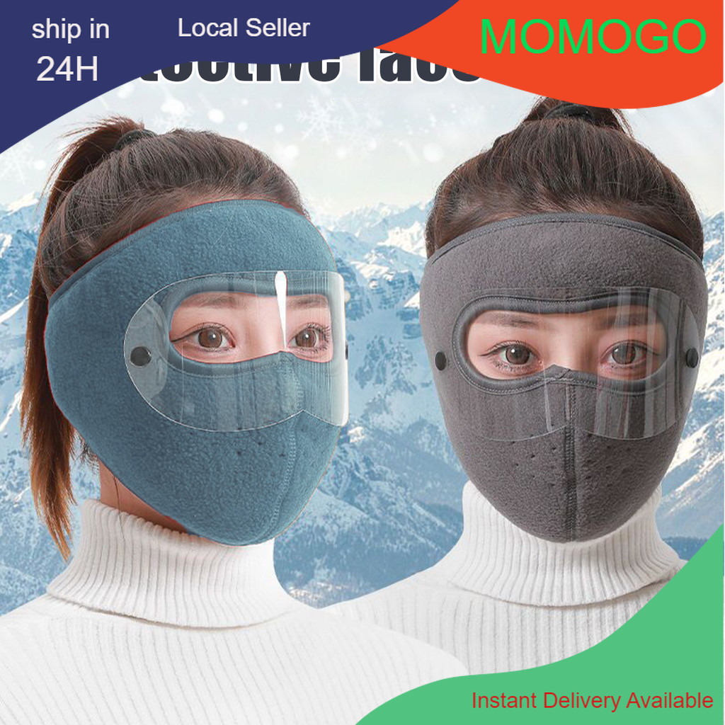 Outdoor Mask Winter Ski Warm Mask dust-proof cold proof full face ...