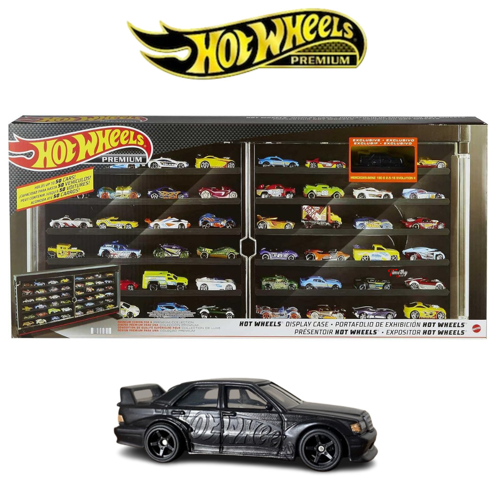 Hot Wheels Premium Display Rack Original Mercedes Variant And Shelf ...