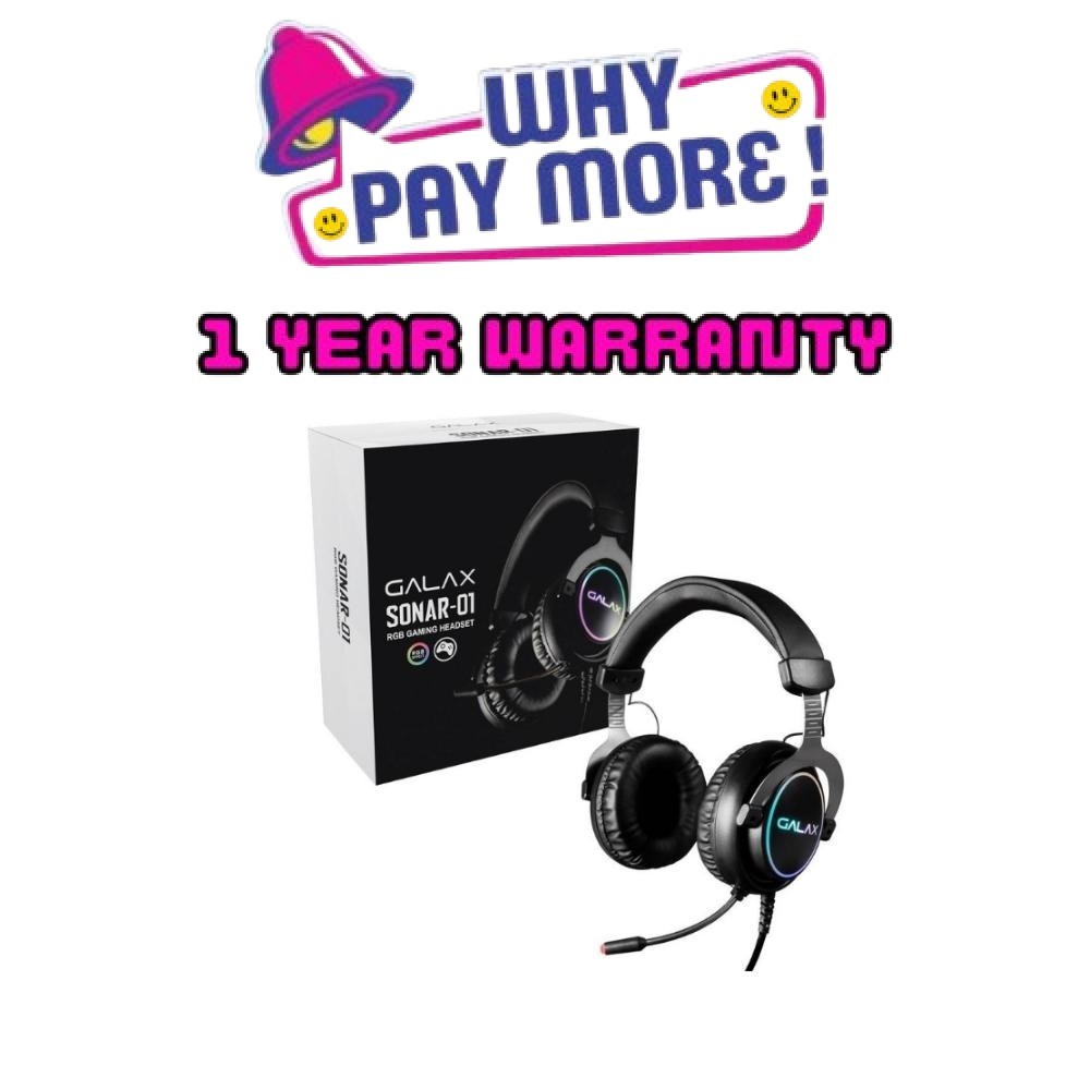 GALAX SNR-01 7.1 Channel Rgb Usb Wired Gaming Headset | Shopee Malaysia