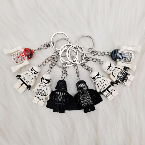 keychain lego lego keychain Serasi dengan rantai kunci LEGO, Star Wars ...