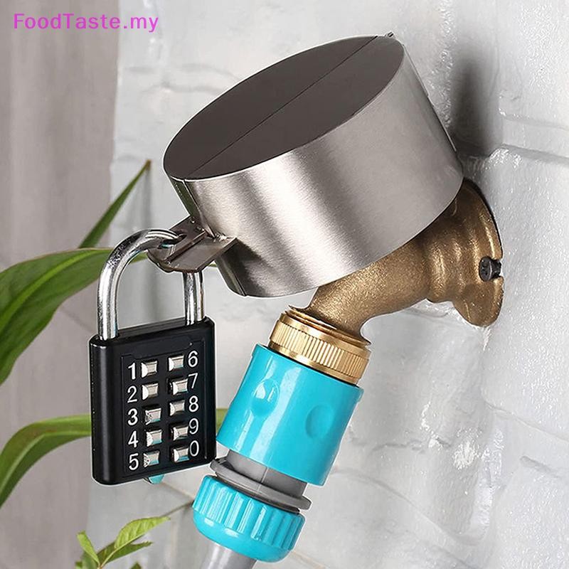 FoodTaste Outdoor Faucet Lock Anti-Theft Hose Tap Iron Rotag Gate ...