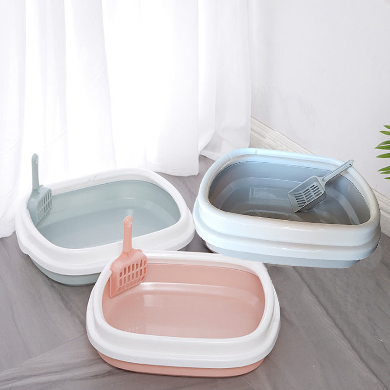 Classic PP Cat Litter Box Bekas Pasir Kucing | Shopee Malaysia
