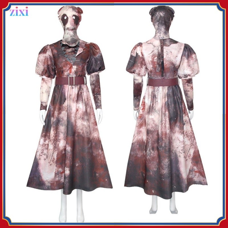 Dawn Murder Silent Hill Butcher Cosplay Costume Death Demon Cloak Robe ...