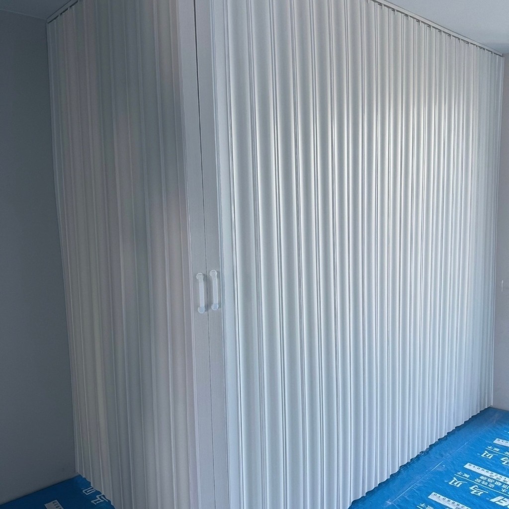 Punch-Free Temporary DoorpvcFolding Door Open Kitchen and Bedroom ...
