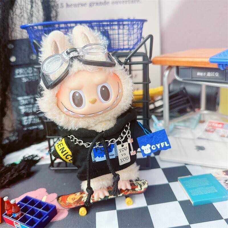 Popmart labubu Cotton Doll 10cm20cm Baby Clothes Casual Boy Baby labubu ...