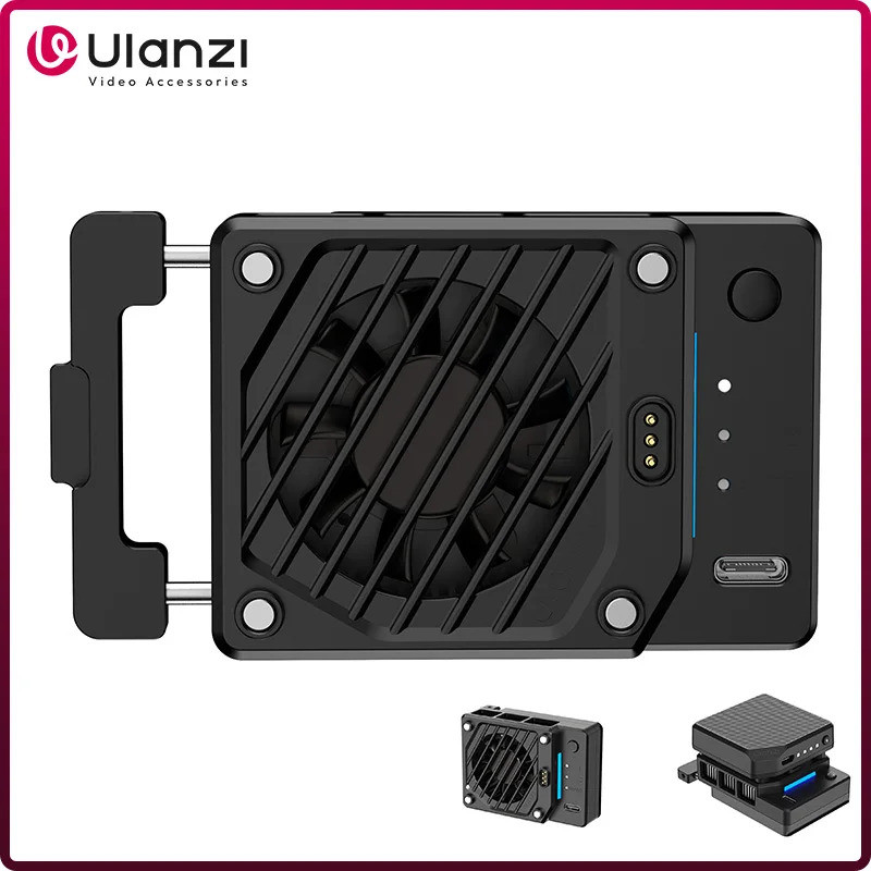 Ulanzi CU01 Thermostatic Semiconductor Camera Cooler Camera Cooling Fan Radiator 4K Recording ...