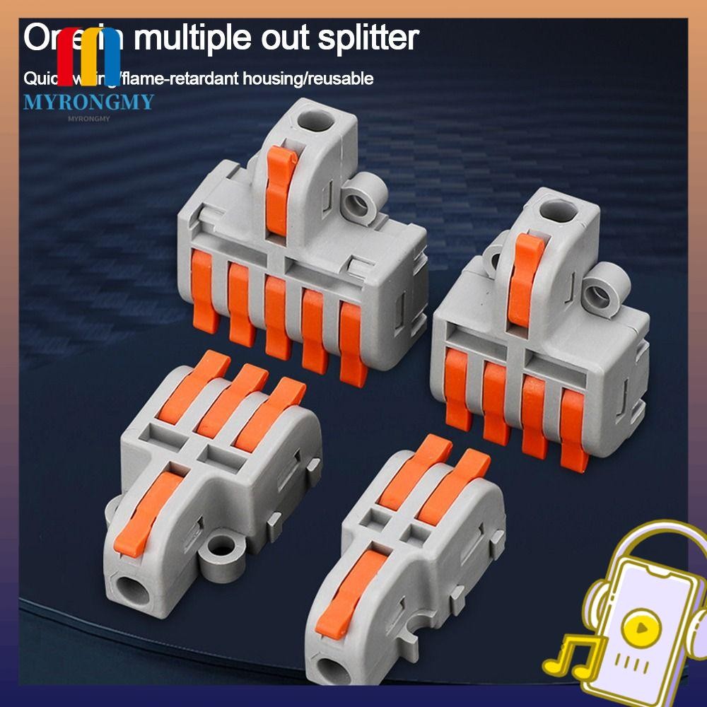 MYRONGMY Quick Terminal Block, Compact Universal Wire Connector ...