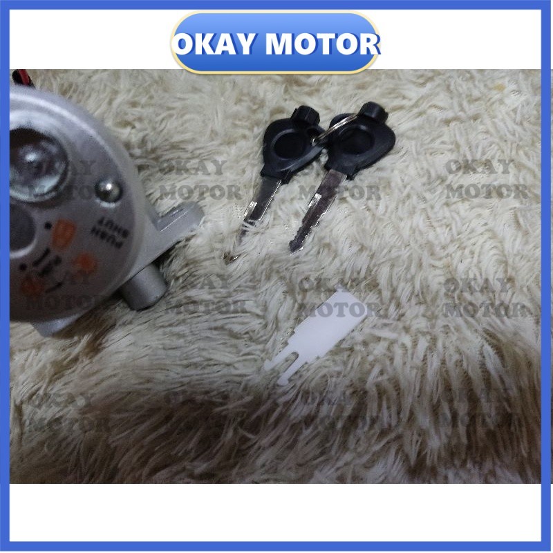 main switch set SYM VF3I 185 kunci key lock on/off handle lock ignition ...