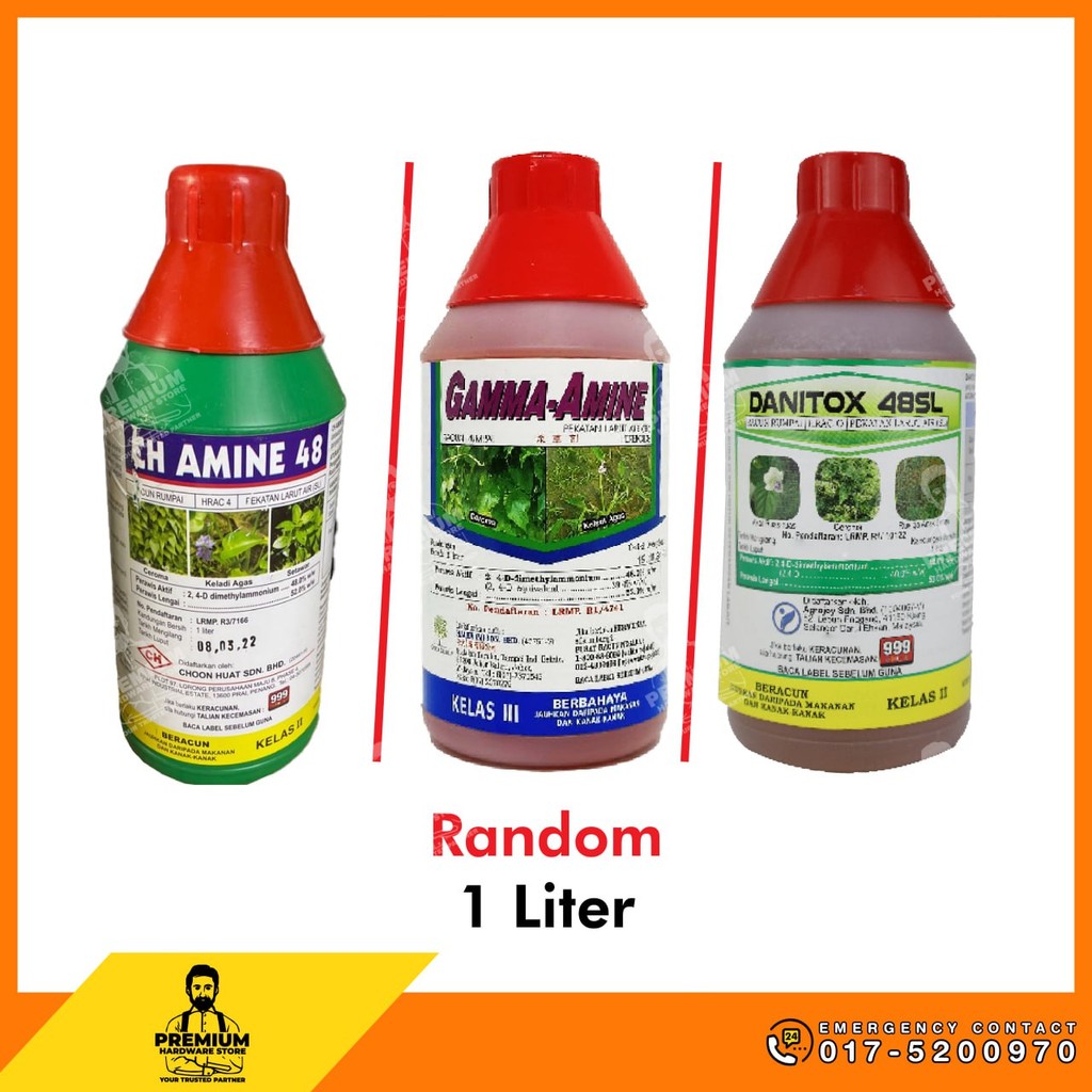 CH AMINE 48 / GAMMA-AMINE 48 / DANITOX 48SL (1 LITER ) Herbicide Same ...