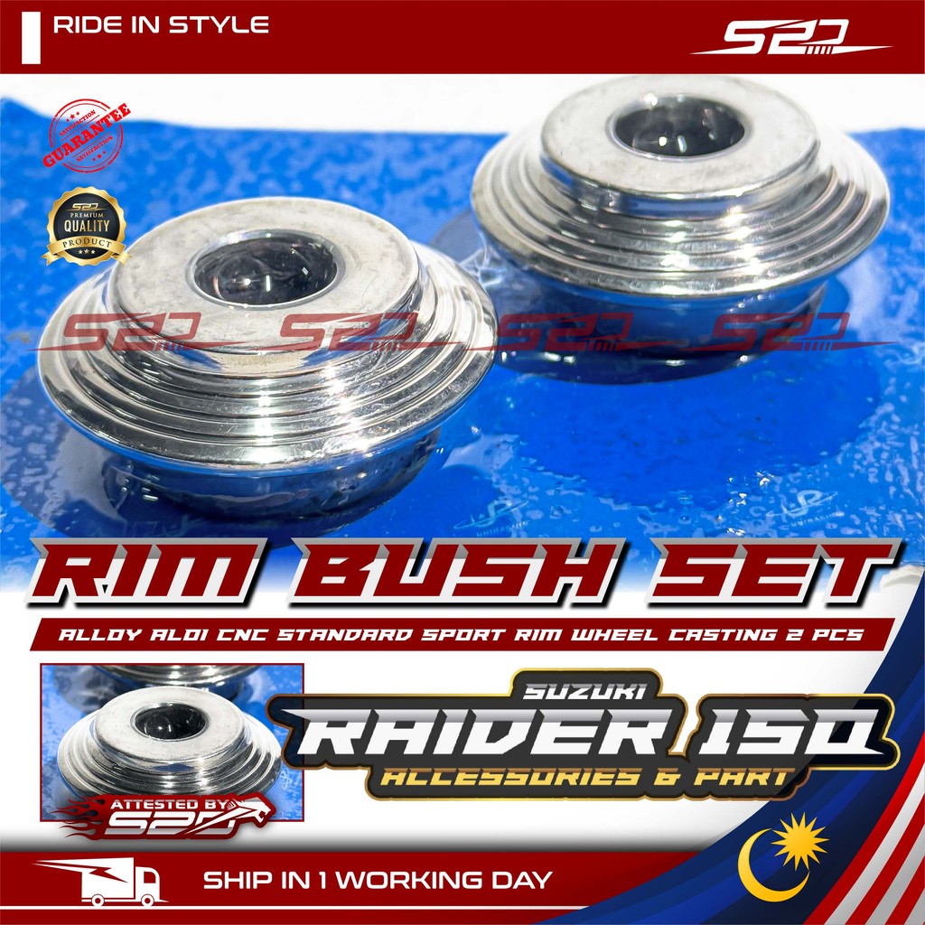 Speedo Std 2 PCS Uni Racing Suzuki Raider150 Belang CNC Alloy Raider ...