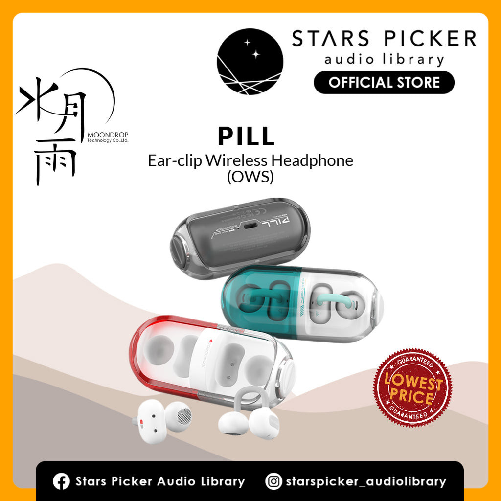 MOONDROP PILL - Ear-clip Wireless Headphone (OWS) | Shopee Malaysia