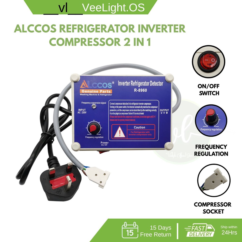 ORIGINAL ALCCOS REFRIGERATOR INVERTER TESTING COMPRESSOR TESTER ...