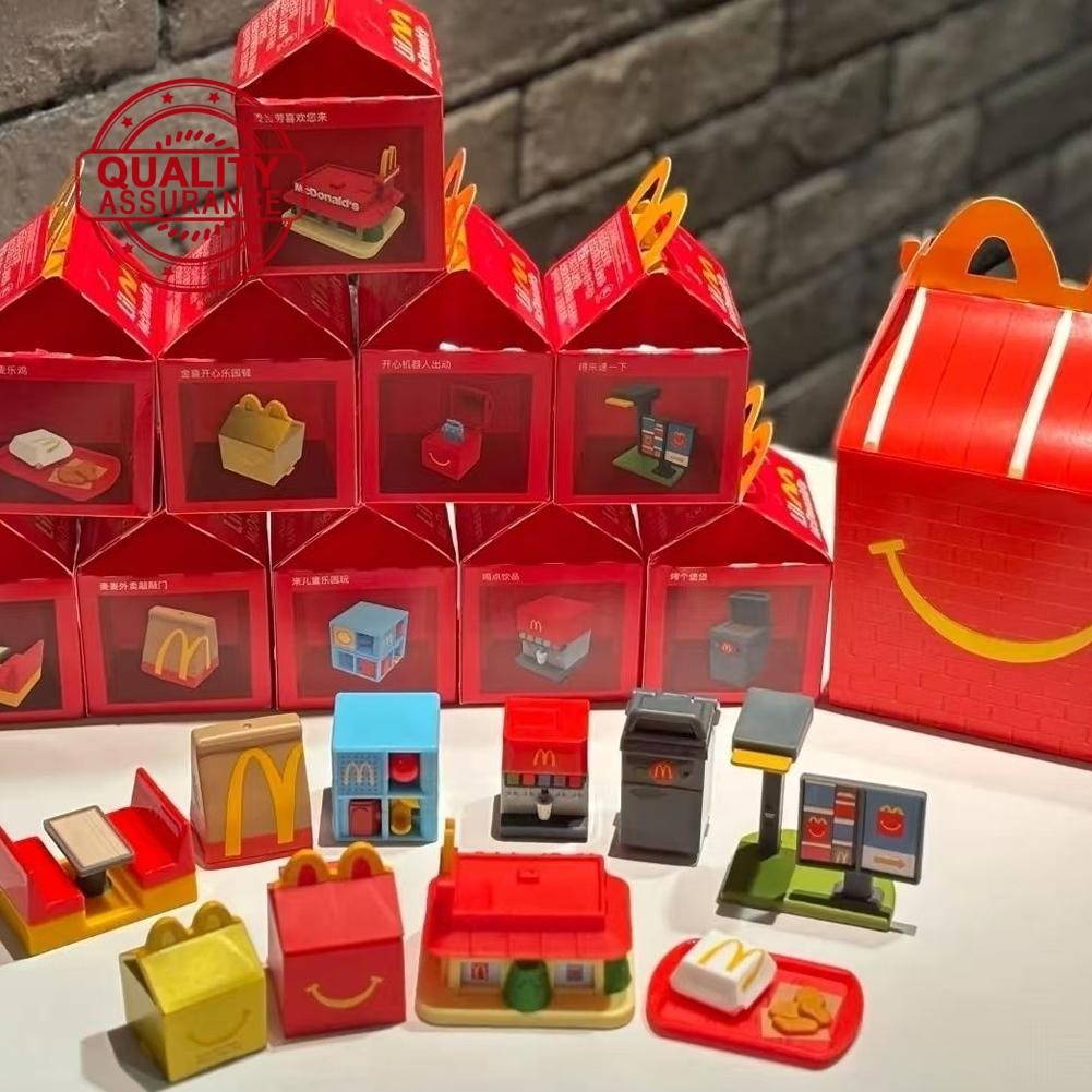 10 Types Of Happy Meal Toy Set Comes With Box Little Mcdonalds/reusable ...