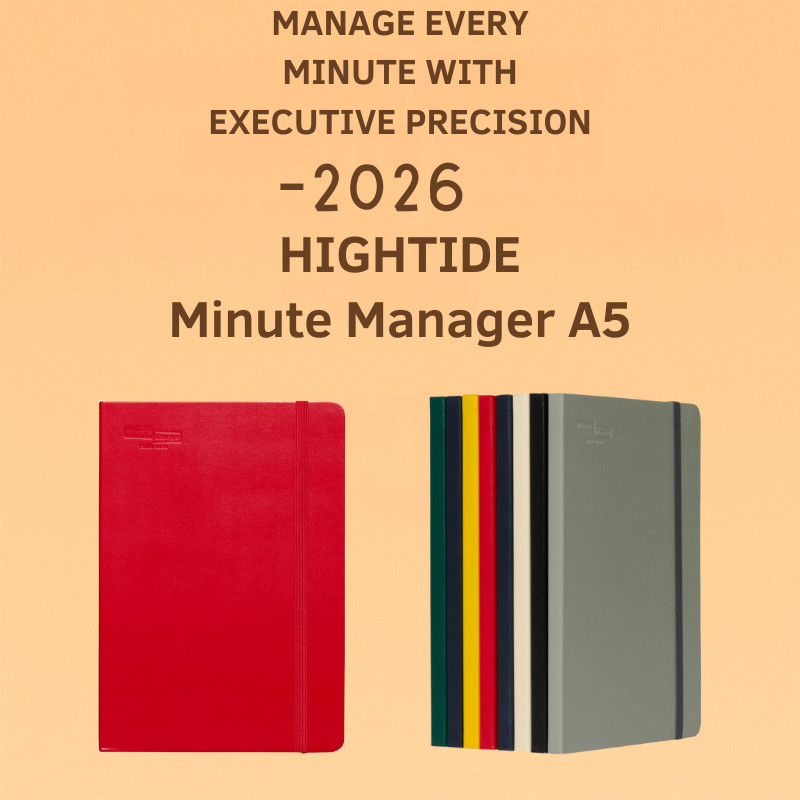 Hightide 2026 Minute Manager Executive Planner - A5 Left, Starting December 2025 - Multiple ...