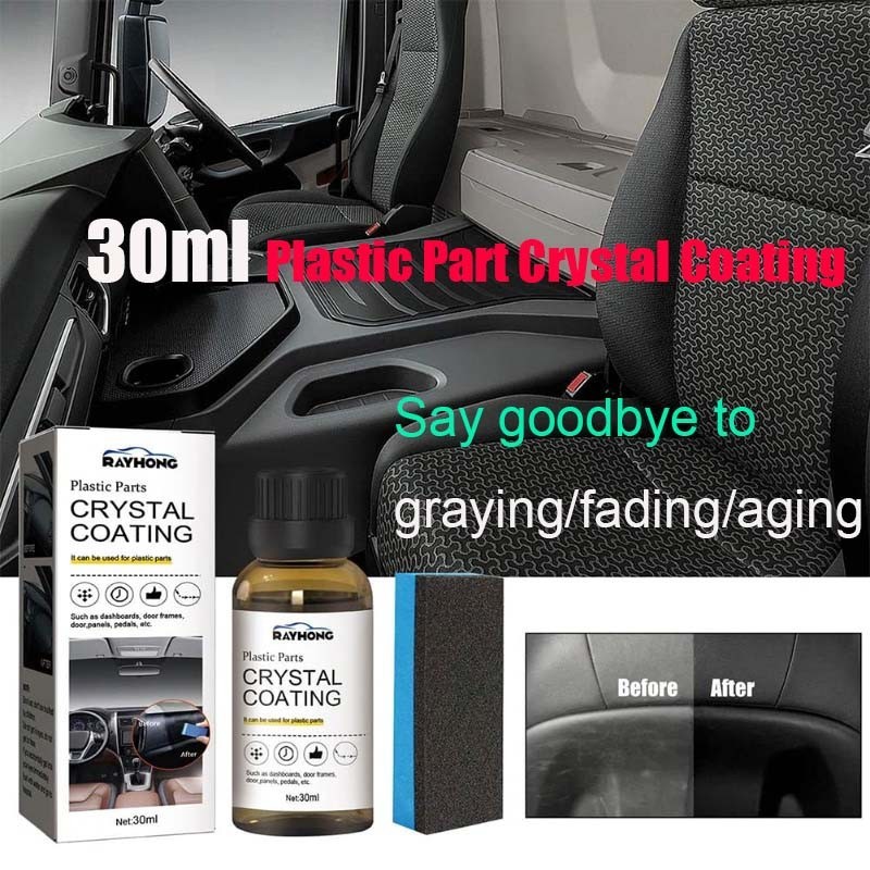 30ml Plastic Part Crystal Coating Car Plastic Coating Agent Pemulih ...