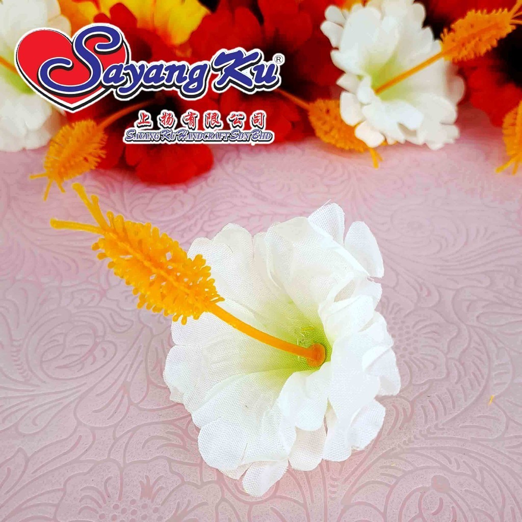 bunga merdeka untuk sanggul melintang / Bunga Raya Artificial Merah ...