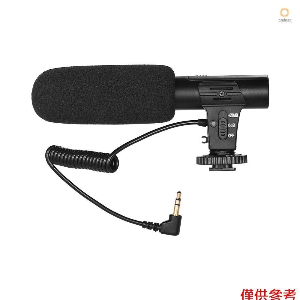 Camera Video Recording Microphone Super-Cardioid Pickup Mini Mic for ...