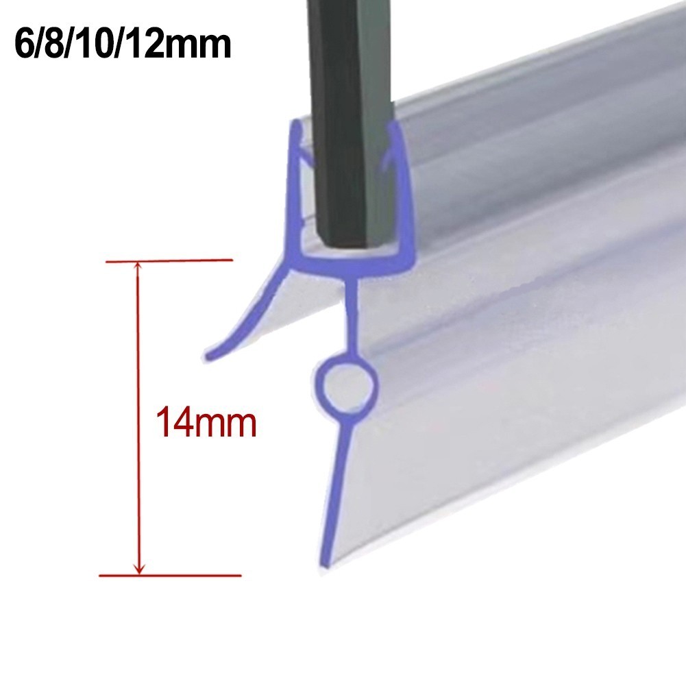 Shower Seal For Bathroom Glass Door Rubber Strip Water Retaining Strip ...