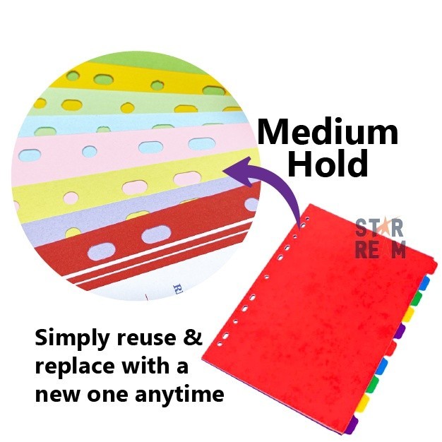 A4 Paper Index Divider (1-20/ A-Z/ Jan-Dec/ Colors)| Document Divider ...