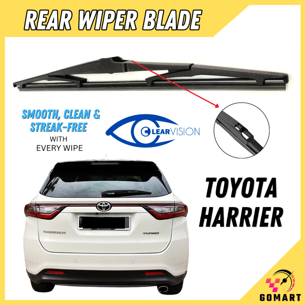 TOYOTA HARRIER 2003 - 2023 REAR WINDSCREEN WINDSHIELD WIPER ARM Blade ...