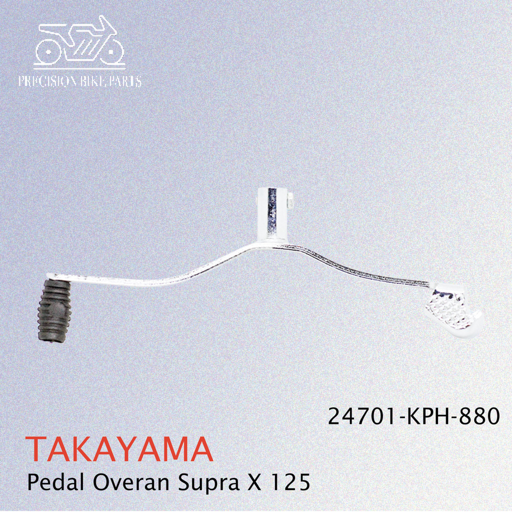 Takayama Pedal Overan 5mm Supra X 125 (Chrome) | Shopee Malaysia