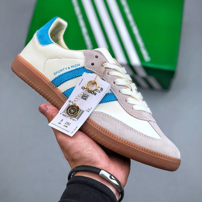 Authentic samba og all-match vintage leather sneakers untuk lelaki ...