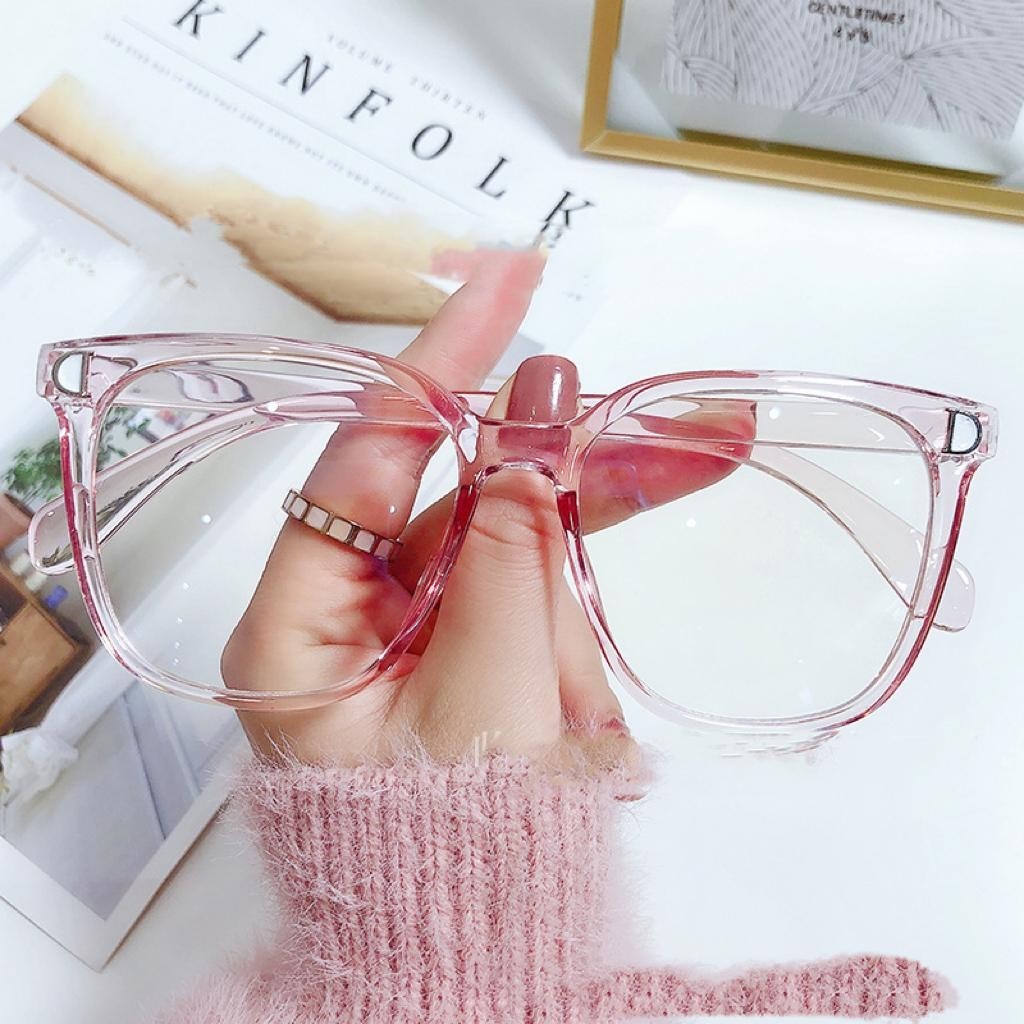 FL Eyewear DD Glasses Big Square Frame Women Spectacle Cermin Mata ...