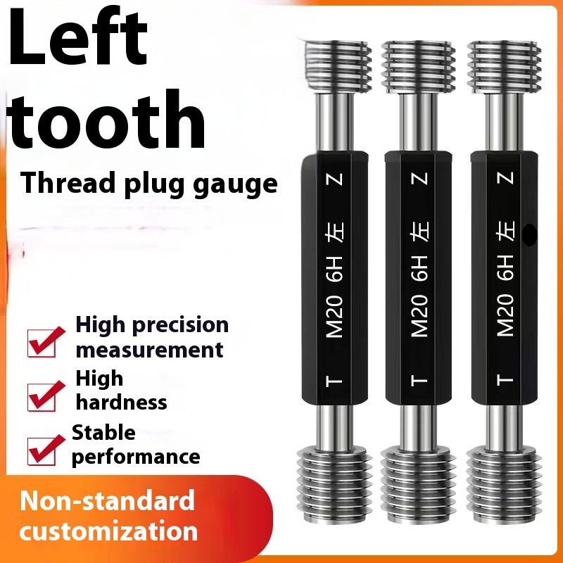 Left thread plug gauge/anti thread go/no go gauge/internal thread plug ...
