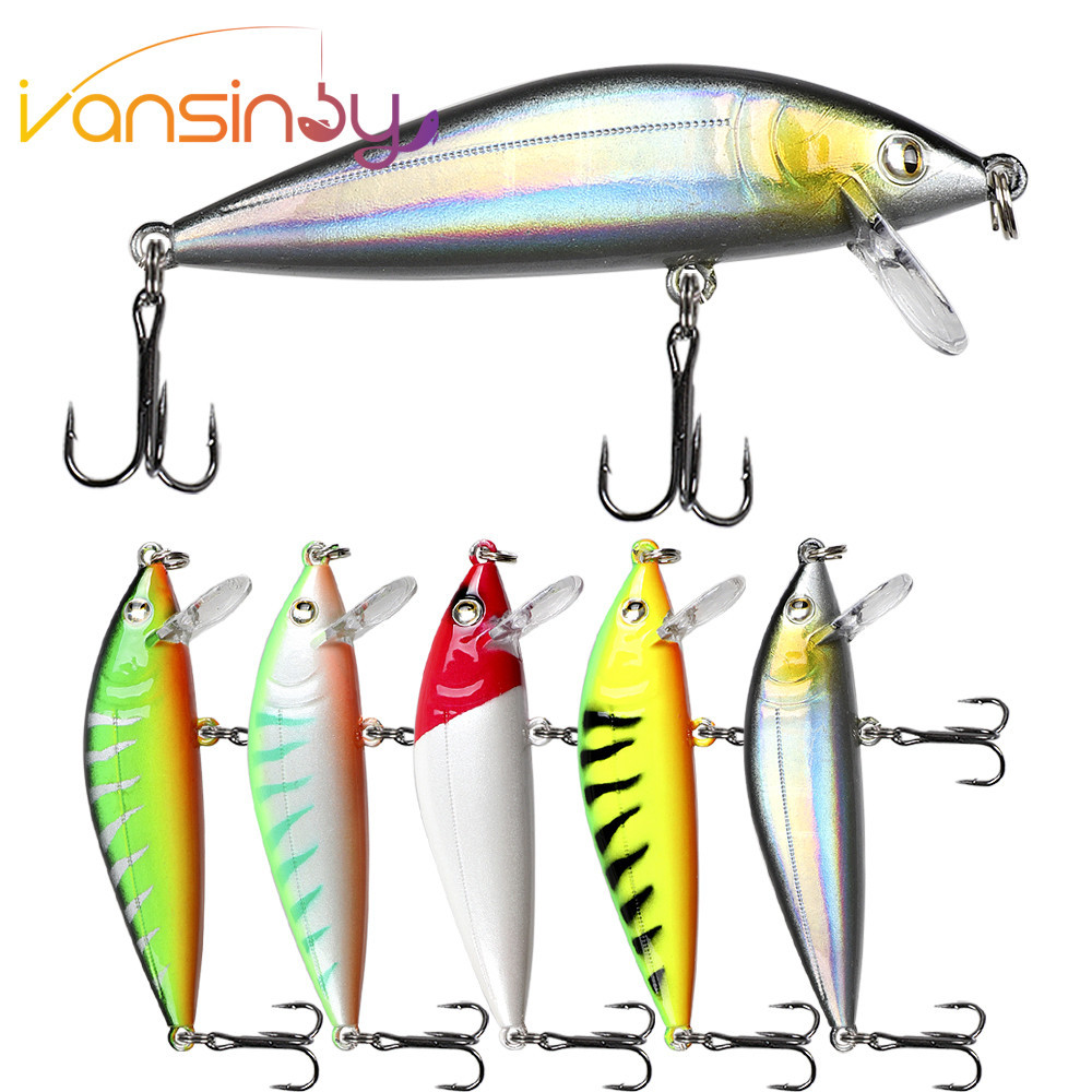 Fishing Lure 7cm/9.5g Sinking Minnow Fishing Bait for trevally Sea ...