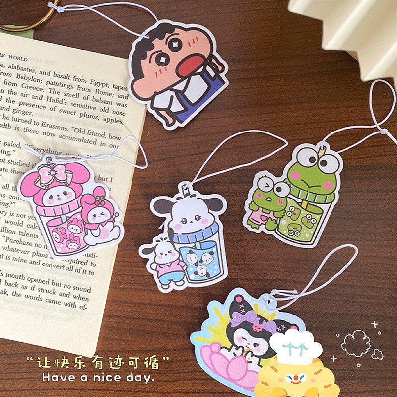 Cute Crayon Shin-Chan Car Air Freshener Natural Scented Paper Auto ...