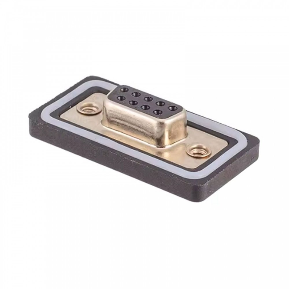 RS232 Male Waterproof Plug with EDB1 Socket and Solder Wire Socket ...