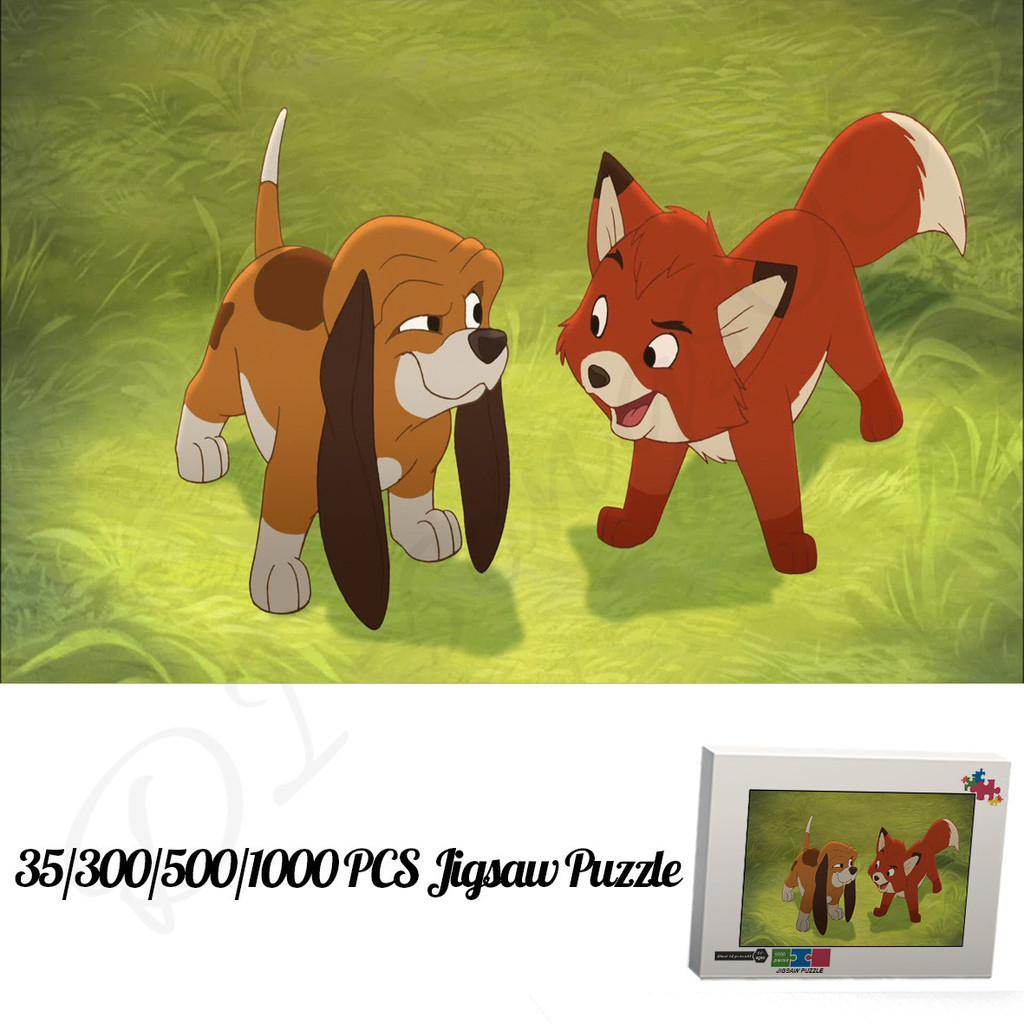 Disney Cartoon Puzzles The Fox and The Hound Tod and Copper 300 500 ...