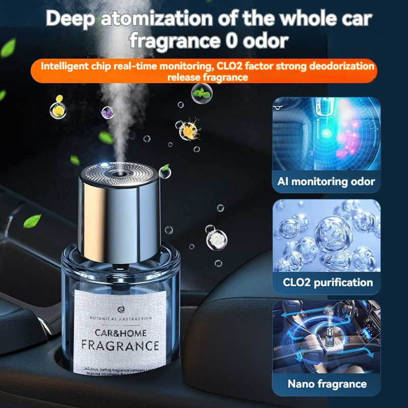 Car Aroma Air Freshener Diffuser Humidifier Essential Oil Aromatherapy ...