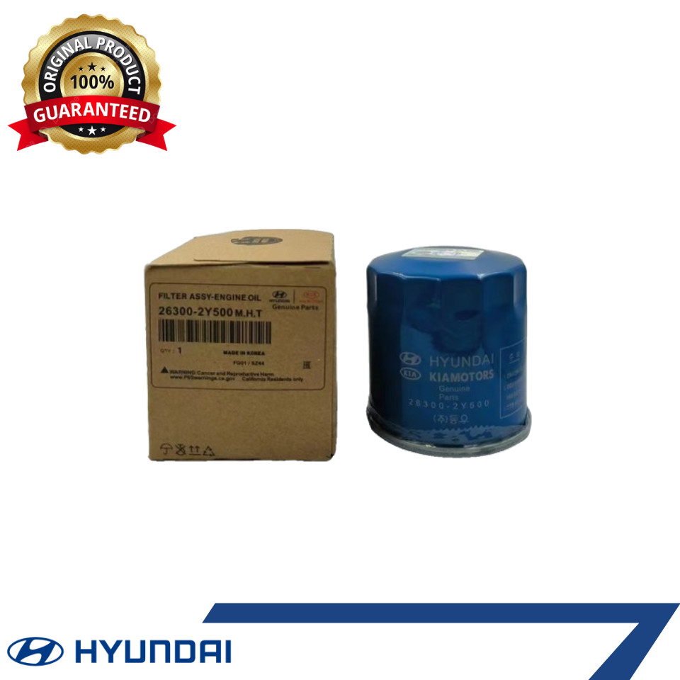 Kia Hyundai Engine Oil filter 26300-2y500 | Shopee Malaysia