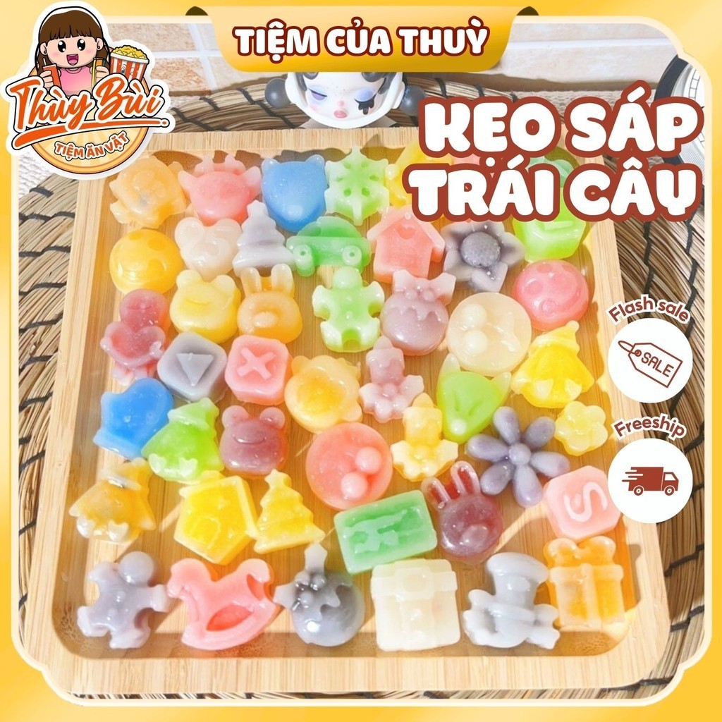 Fruit Wax Candy in Many Shapes, Beeswax Candy with Melting Syrup ...