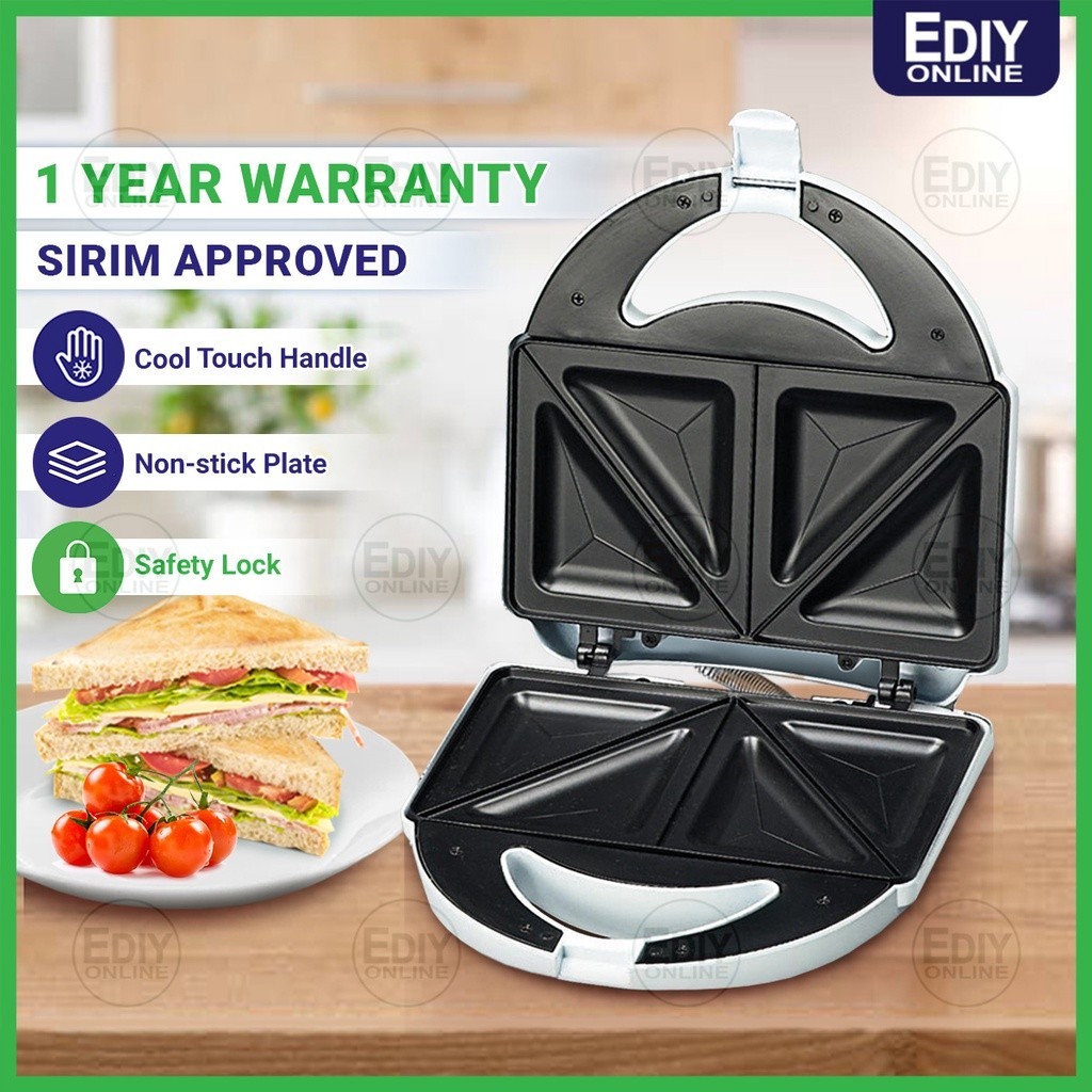 【SIRIM 3 PIN】 PHILUX PL-811 KHIND ST-750 ST-810 SANDWICH MAKER BREAD ...