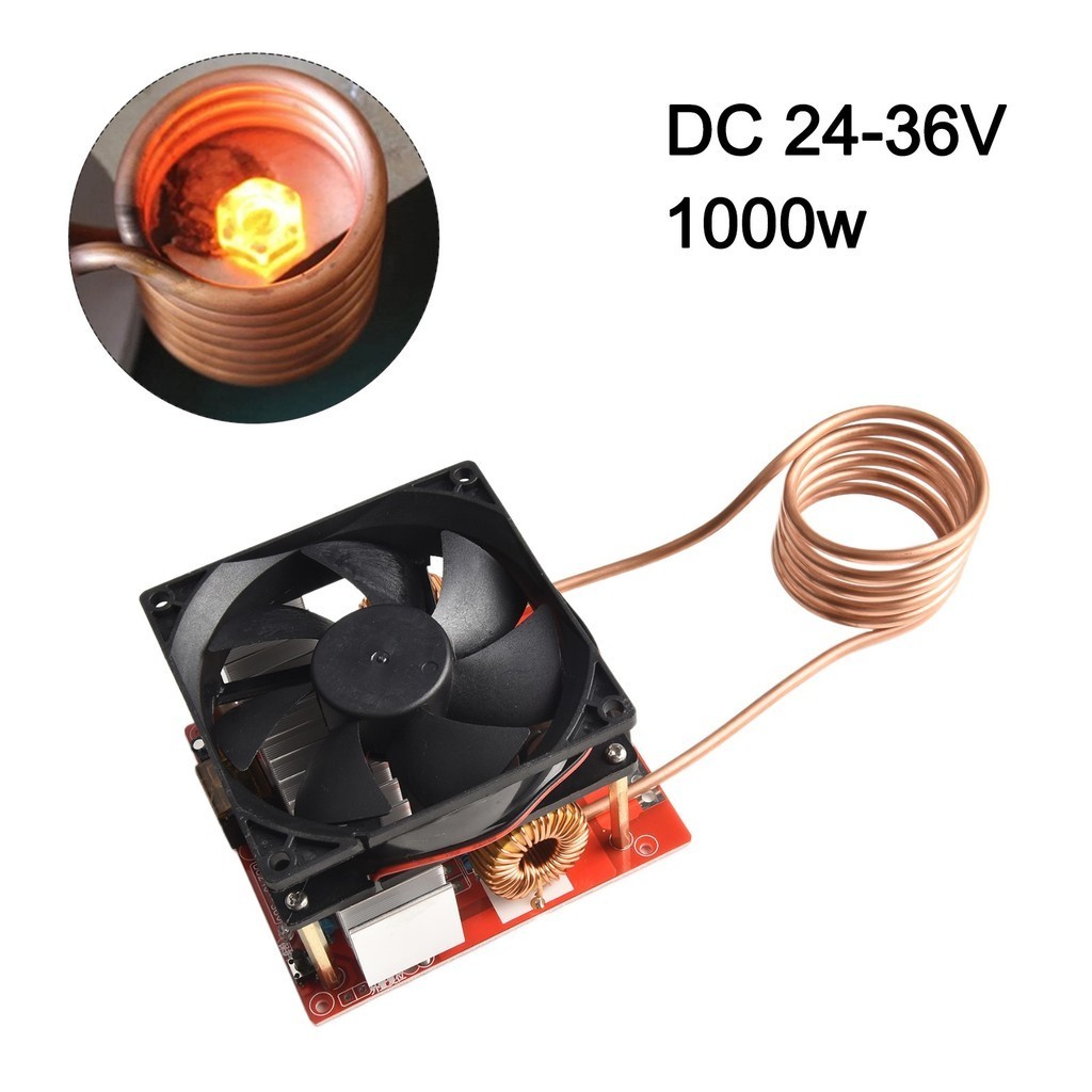 ⭐QUMM⭐ 1000w ZVS Induction Heating Plate Board Kit Heater Cooker Coil Tube Diy Black | Shopee ...