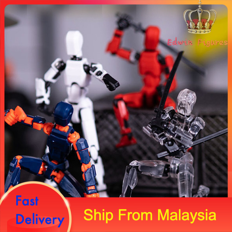 3D Printed Mannequin Multi-Jointed Movable Shapeshift Robot Action ...