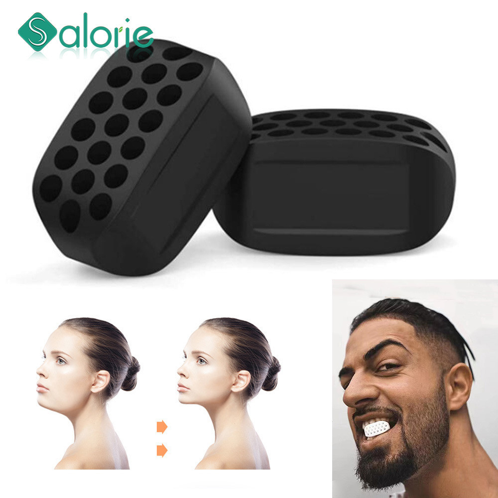 SALORIE Silicone Jaw Line Exerciser Jawline Chew Ball Neck Toning ...